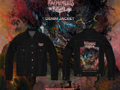 FATHOMLESS RITUAL - Hymns For The Lesser Gods Denim Jacket | Fathomless ...