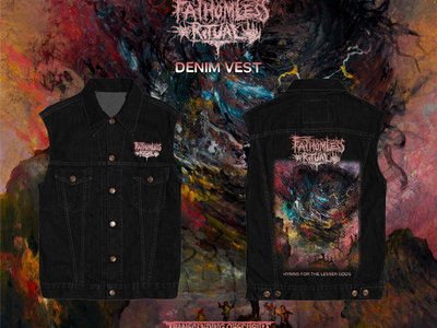 FATHOMLESS RITUAL - Hymns For The Lesser Gods to Fall Denim Vest ...