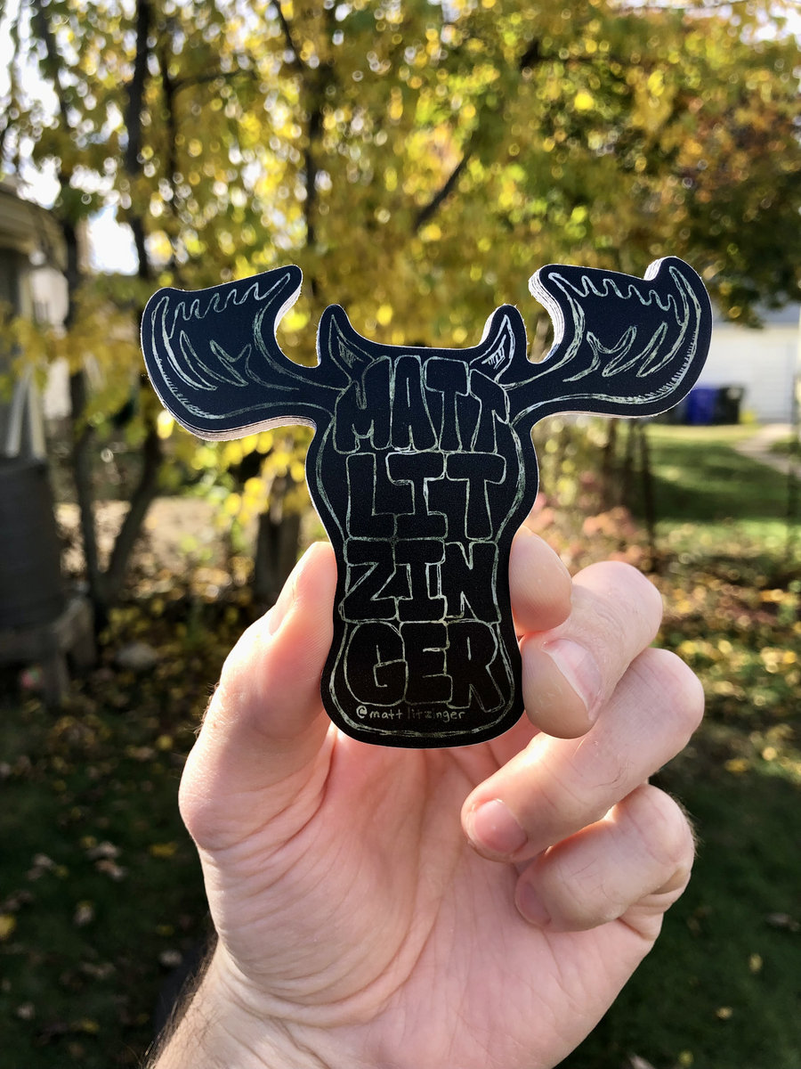 Moose Sticker | Matt Litzinger