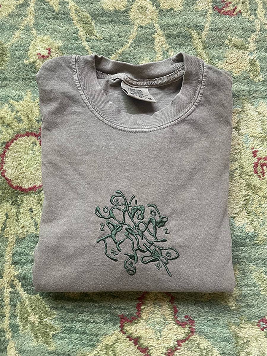 MW Long Sleeve Embroidered "faded earth" | Motion Ward