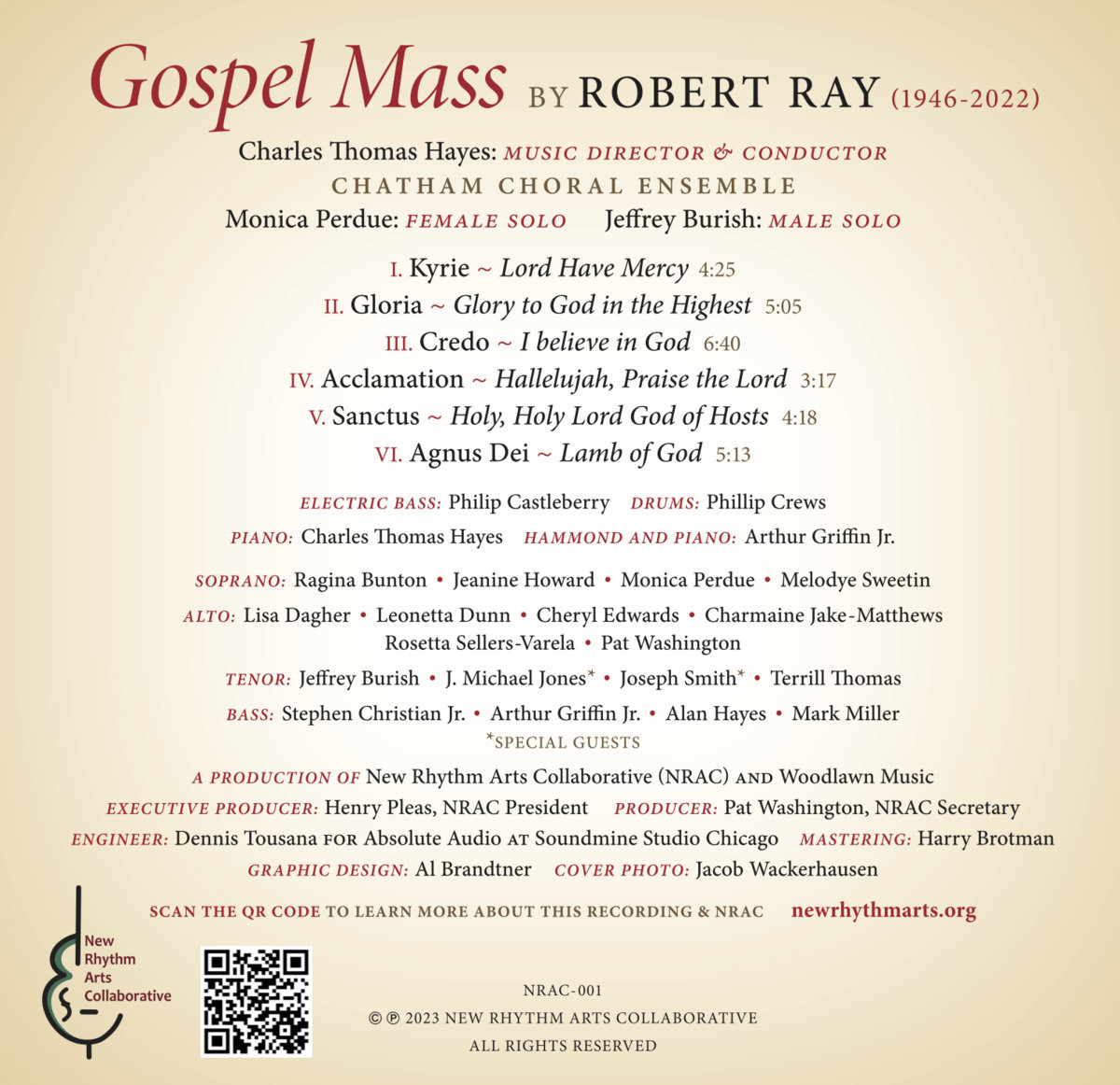 Gospel Mass by Robert Ray | New Rhythm Arts Collaborative | NRAC