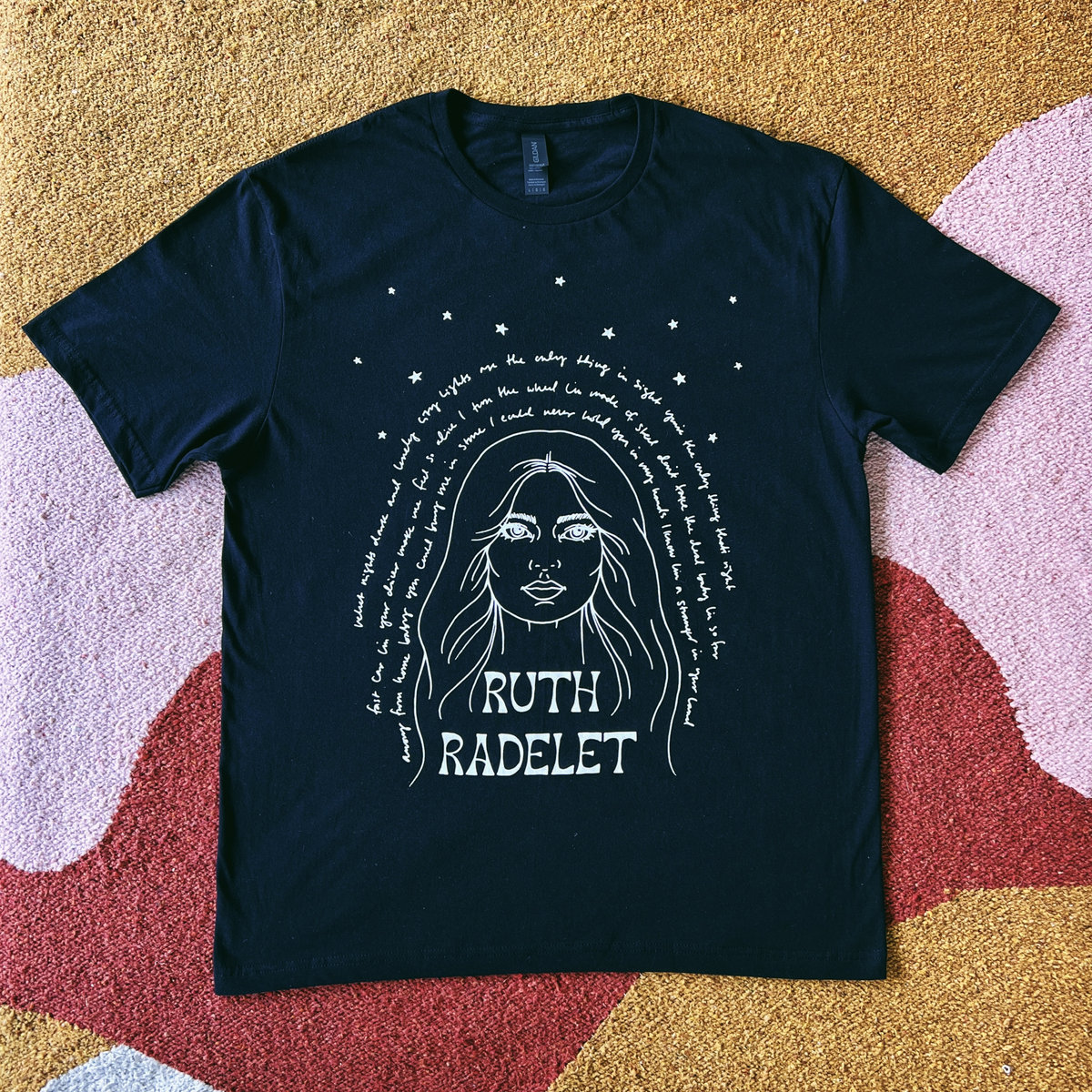 "Stranger" T-Shirt / Black | Ruth Radelet