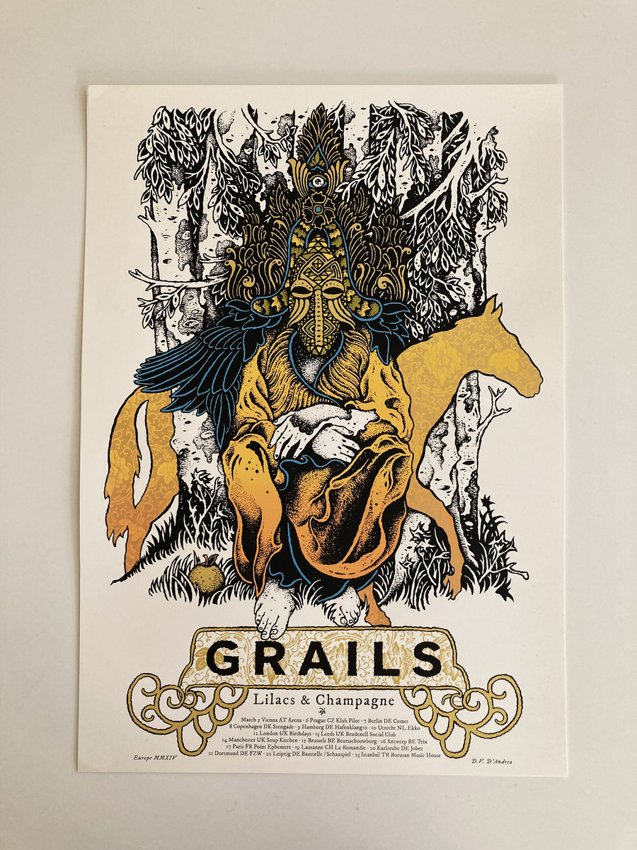 2014 EU tour poster | Grails