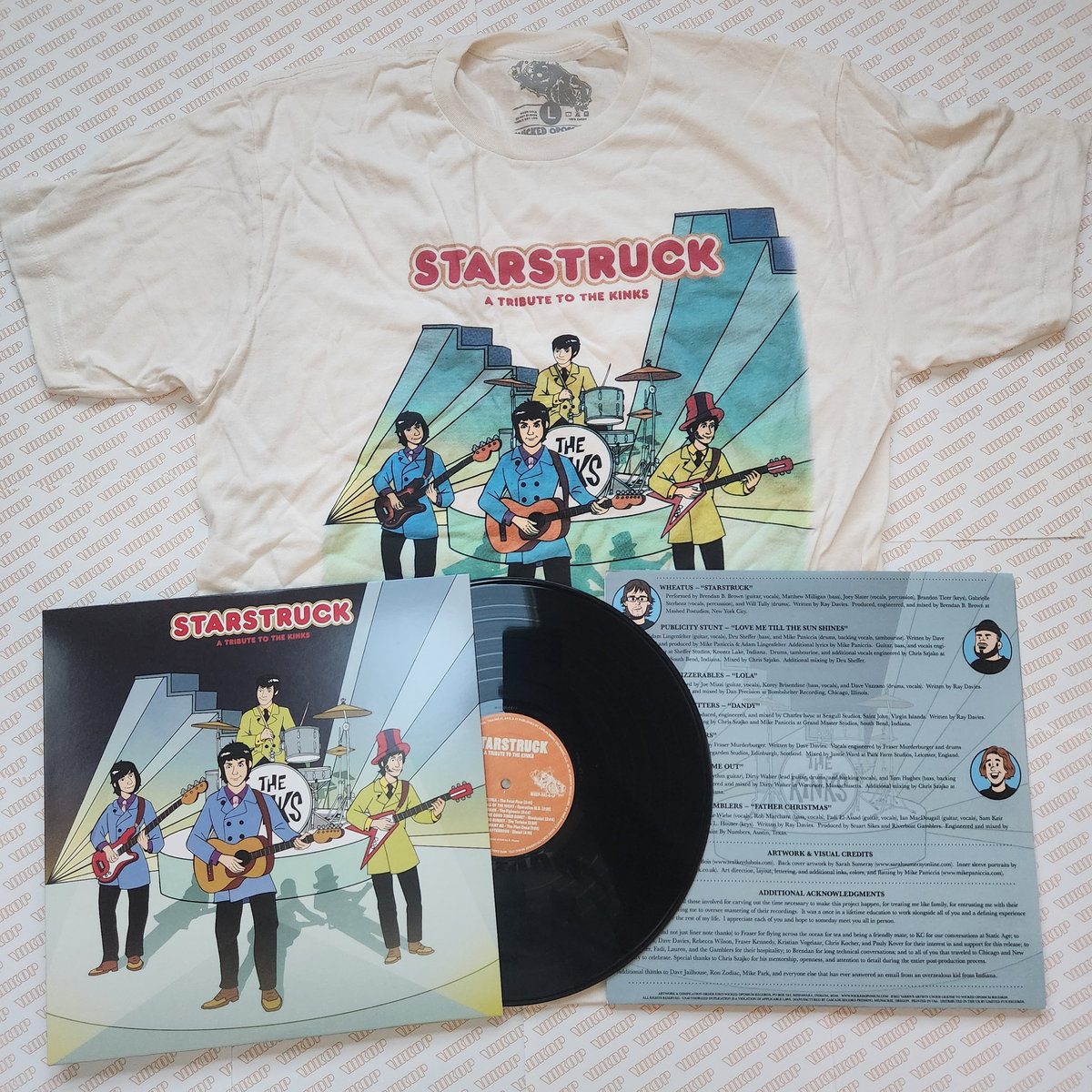 Starstruck Album Artwork T-Shirt | Wicked Opossum Records