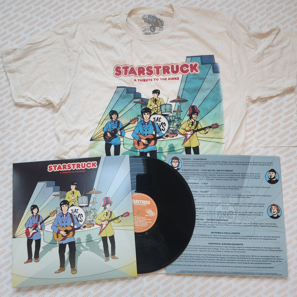 Starstruck Album Artwork T-Shirt | Wicked Opossum Records