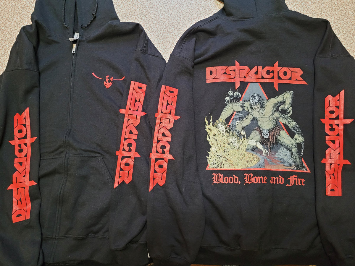 Blood Bone and Fire Hoodie | Destructor