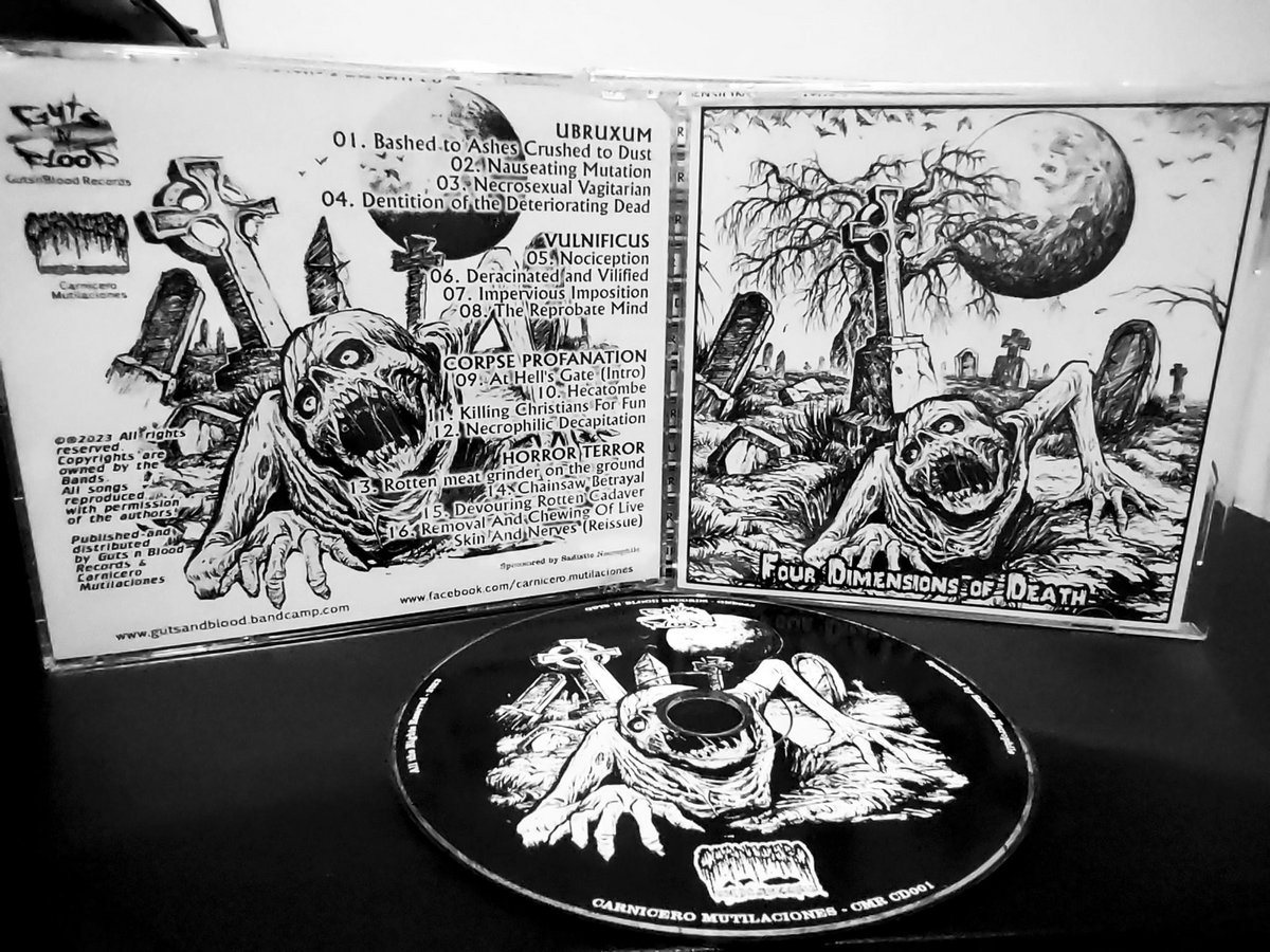 Four Dimensions of Death - 4 Way Split w/Horror Terror, Corpse ...