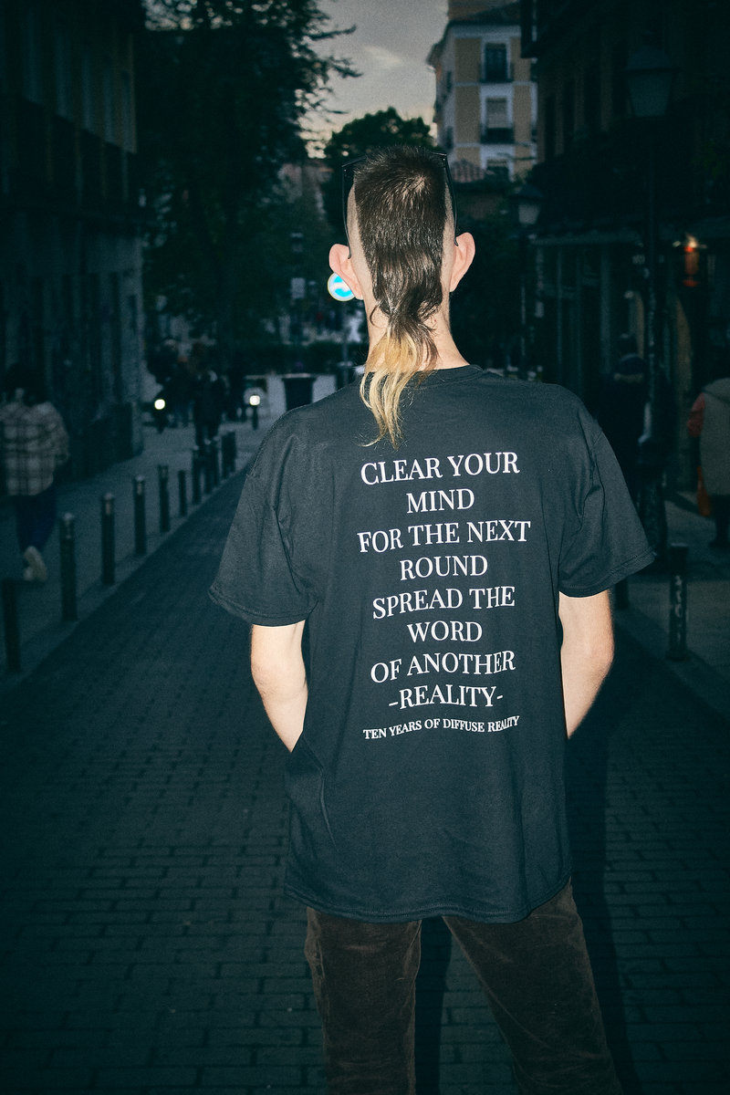 TEN YEARS OF DIFFUSE REALITY T- SHIRT BLACK (SPECIAL EDITION) | Diffuse ...