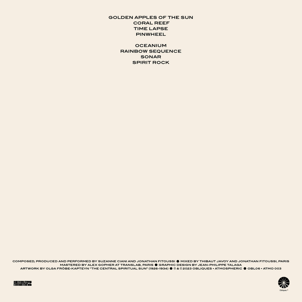 Suzanne Ciani & Jonathan Fitoussi, “Golden Apples of the Sun ...