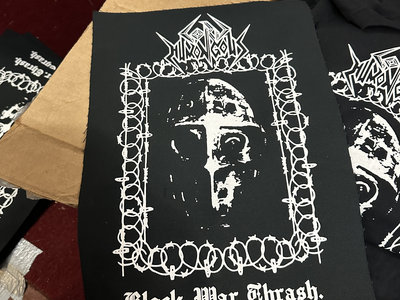 Black.War.Thrash. Large Backpatch | Lord Humongous