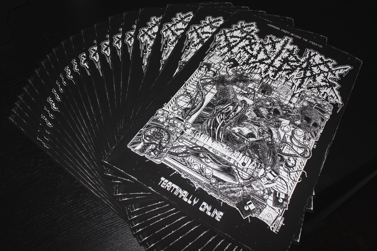 _CRUSTBAG_ - "Terminally Online" Poster | Industrial Forest