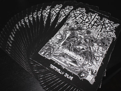 _CRUSTBAG_ - "Terminally Online" Poster | Industrial Forest