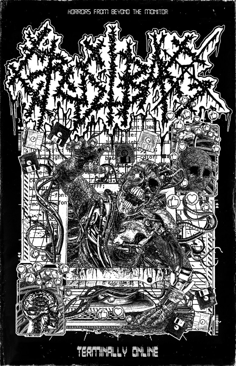 _CRUSTBAG_ - "Terminally Online" Poster | Industrial Forest