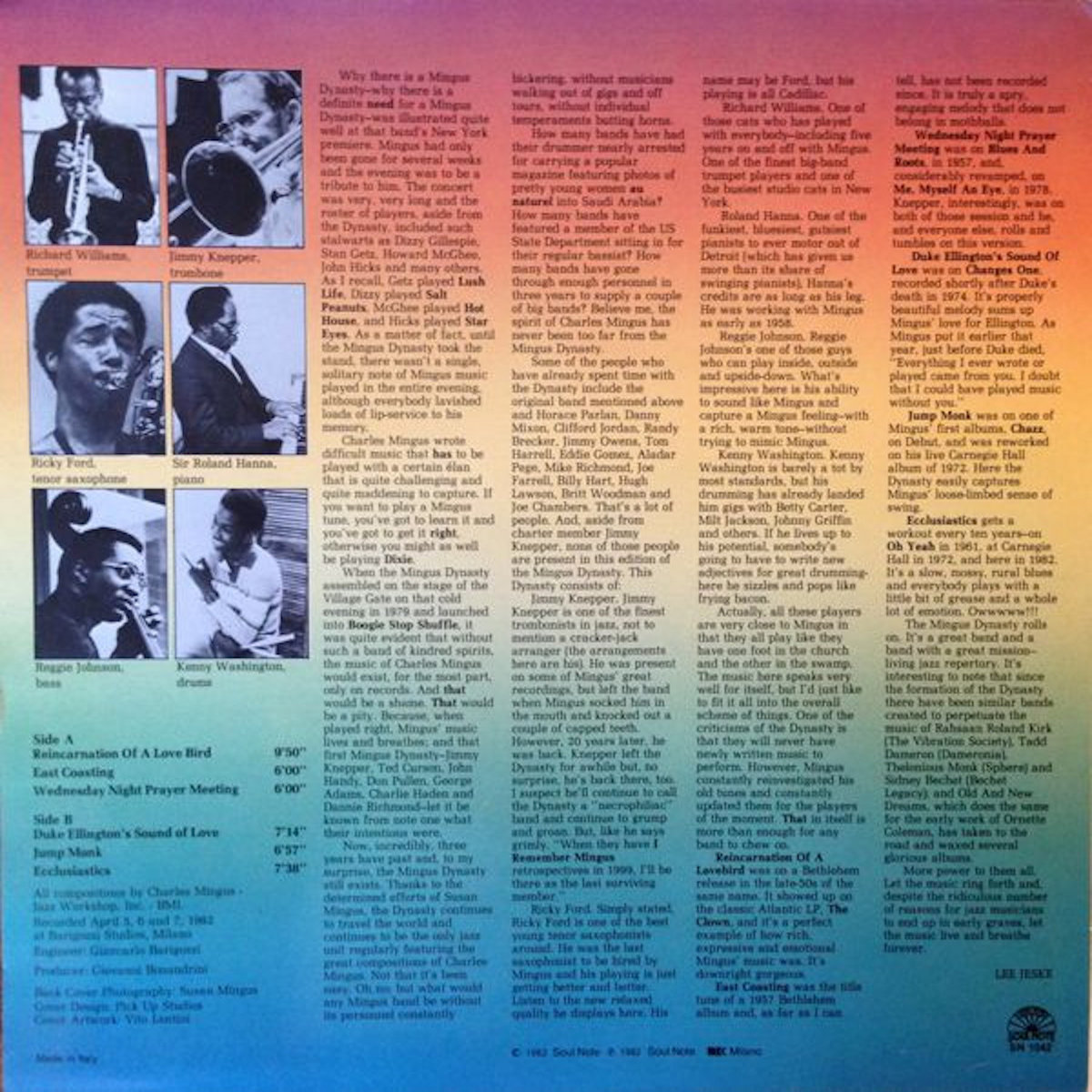 Reincarnation | The Mingus Dynasty | Soul Note