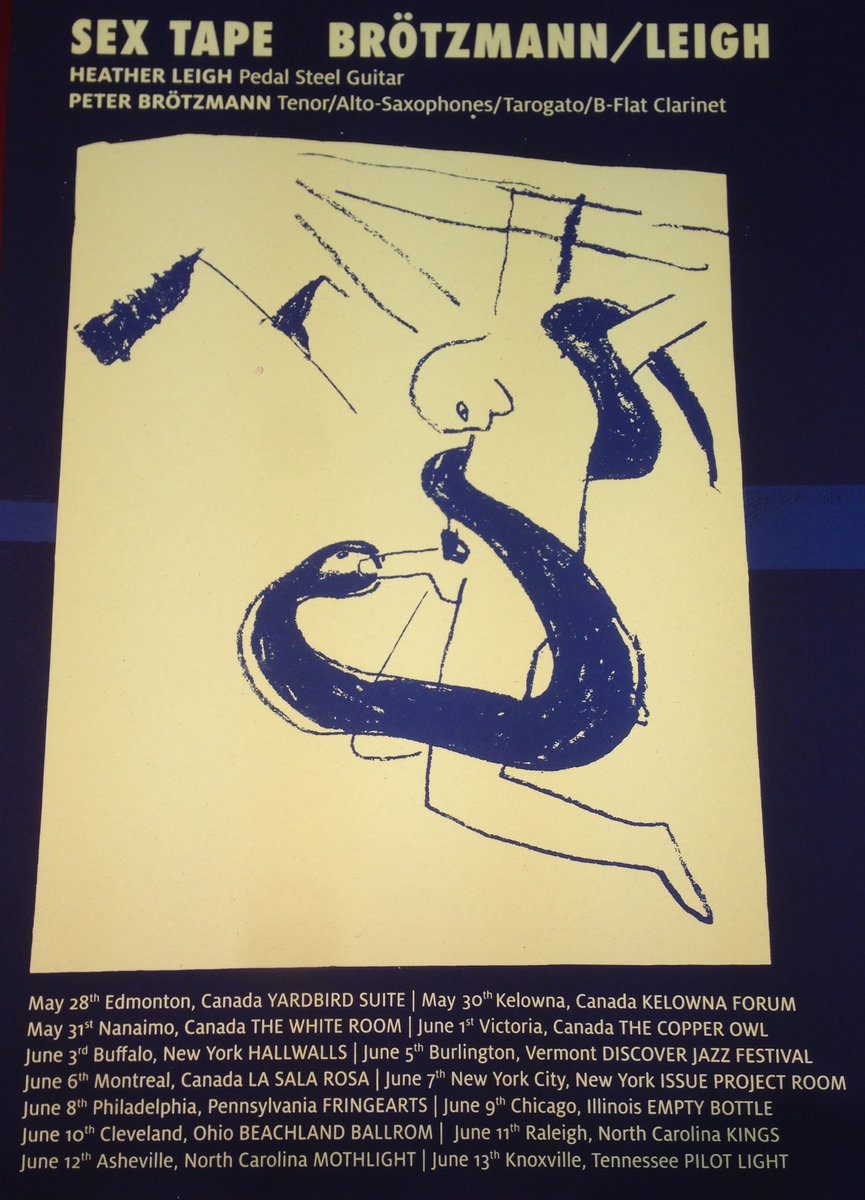 Sex Tape Tour Screen Print BrÖtzmann Leigh