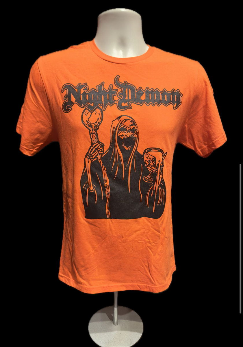 Night Demon S/T EP T-Shirt (Orange) | Night Demon