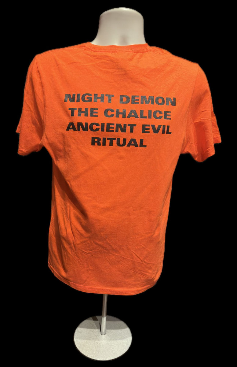 Night Demon S/T EP T-Shirt (Orange) | Night Demon