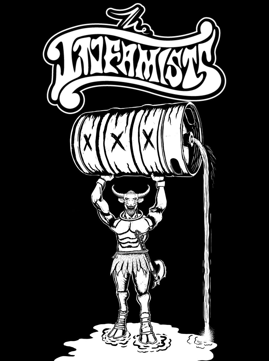 "Minotaur Keg Stand" Koozie (Black) | The Infamists