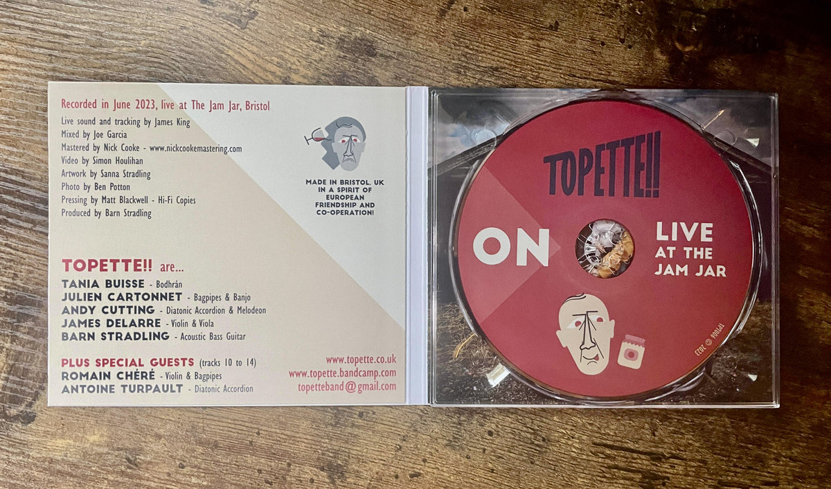 ON - Live at The Jam Jar | TOPETTE