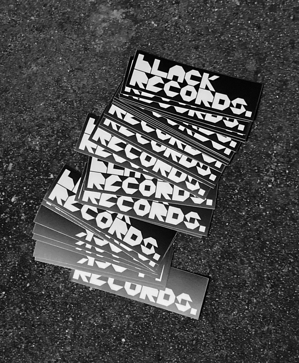 Logo Stickers | Black Records