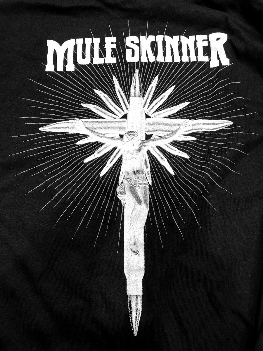 SALE!!!! "Bullet Jesus" Long Sleeve, Black | Mule Skinner