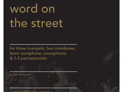 'Word On The Street' Sheet Music Full Score/Parts + Notation Software ...