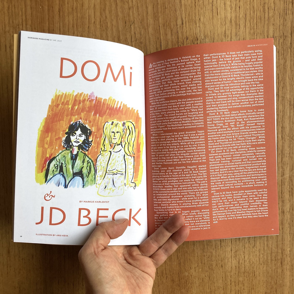 We Jazz Magazine / Winter 2023 "Dominoes" | We Jazz Records