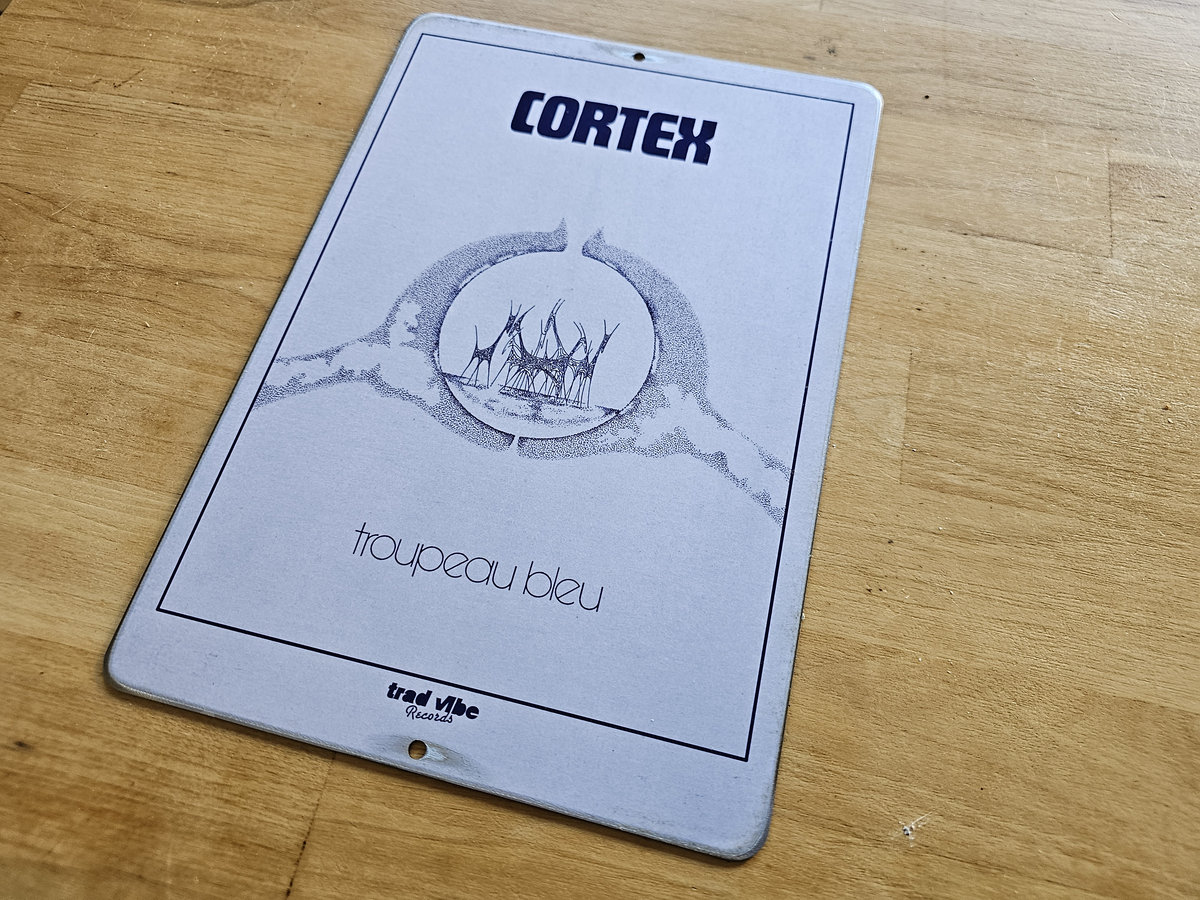 Limited metal panel Cortex "Troupeau Bleu" | Trad Vibe Records