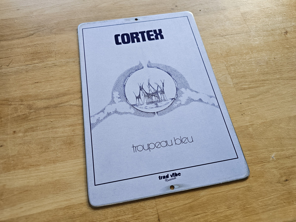 Limited metal panel Cortex "Troupeau Bleu" | Trad Vibe Records
