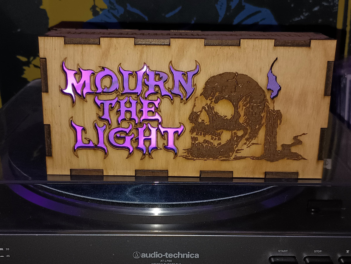Mourn the Light Limited Edition Custom wood engraved LED light box ...