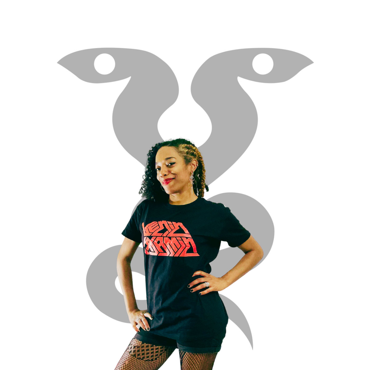 Boxy Red - Black | VENIN CARMIN