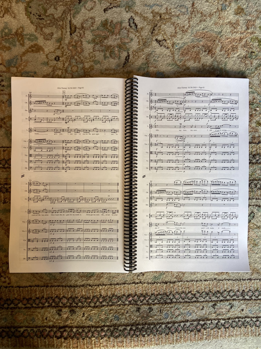 Alice Tierney Full Score | Melissa Dunphy