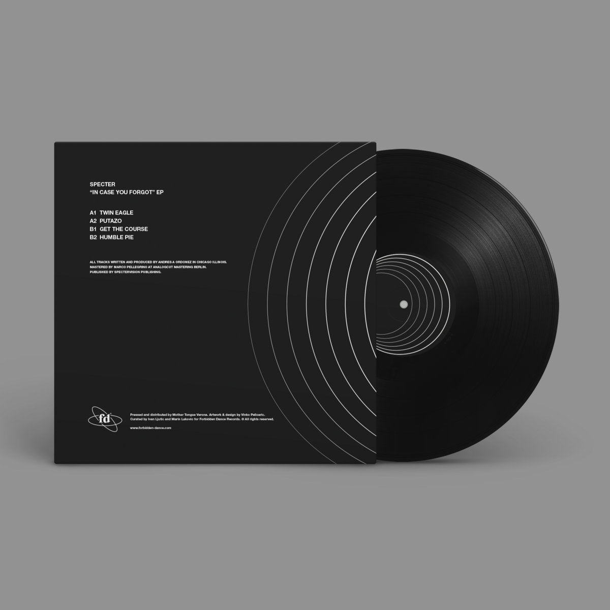 Specter - In Case You Forgot EP | Specter | Forbidden Dance Records
