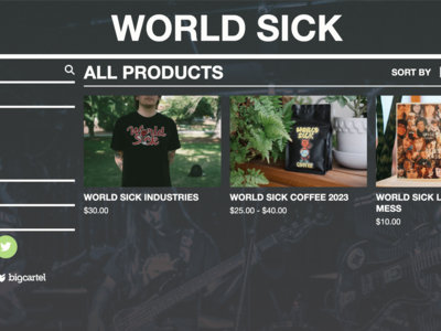 World Sick Merch Has Moved | World Sick