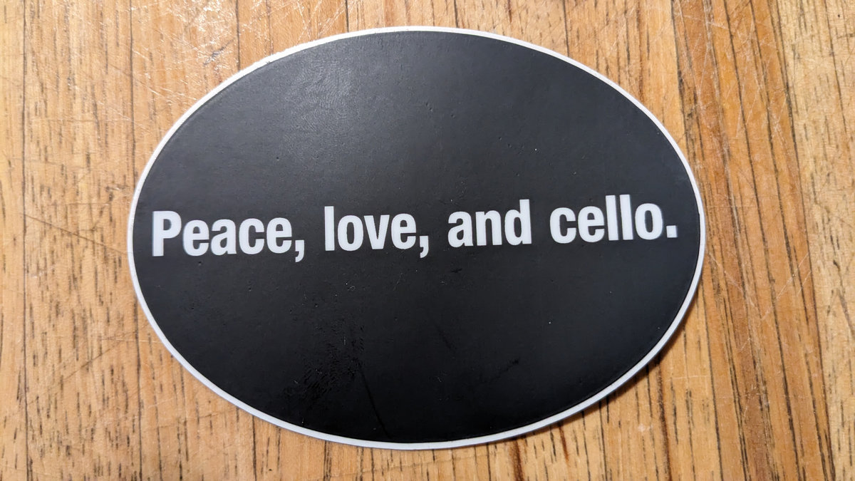 Cello stickers! | Spandrel