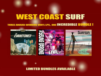West Coast Surf 3 x 12" Vinyl LPs Bundle | Sharawaji Records