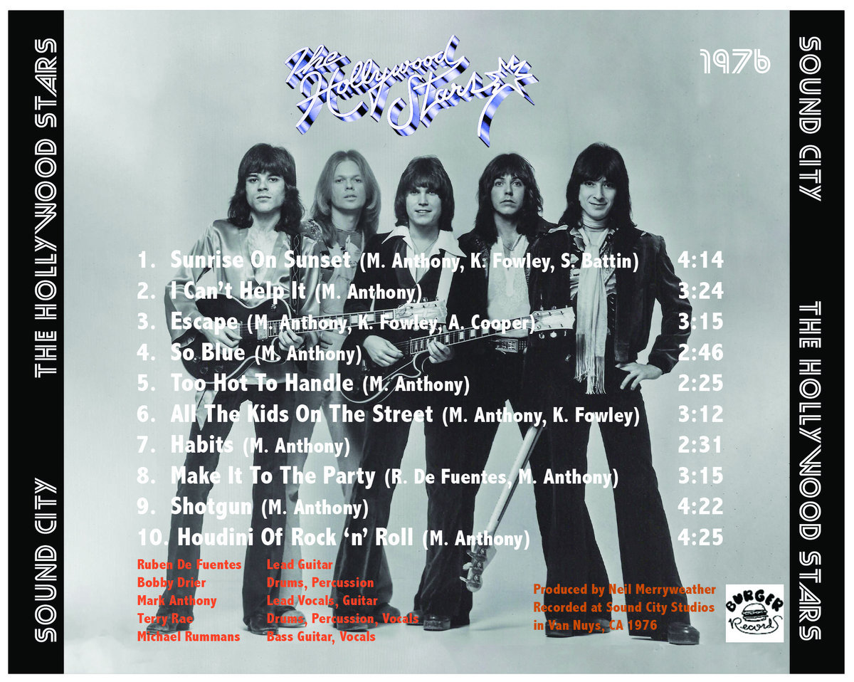 Sound City | The Hollywood Stars | Rum Bar Records
