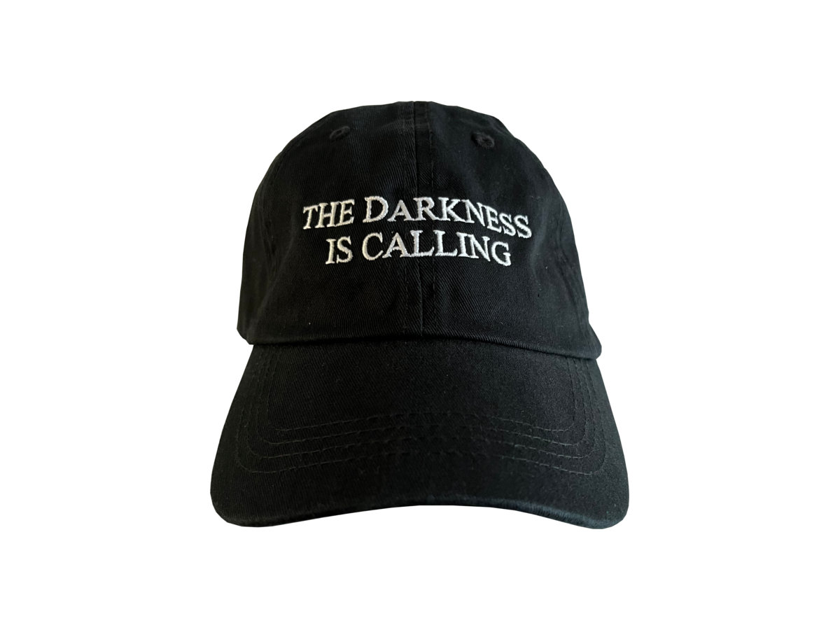 'The Darkness Is Calling' Embroidered Cap | Zetra