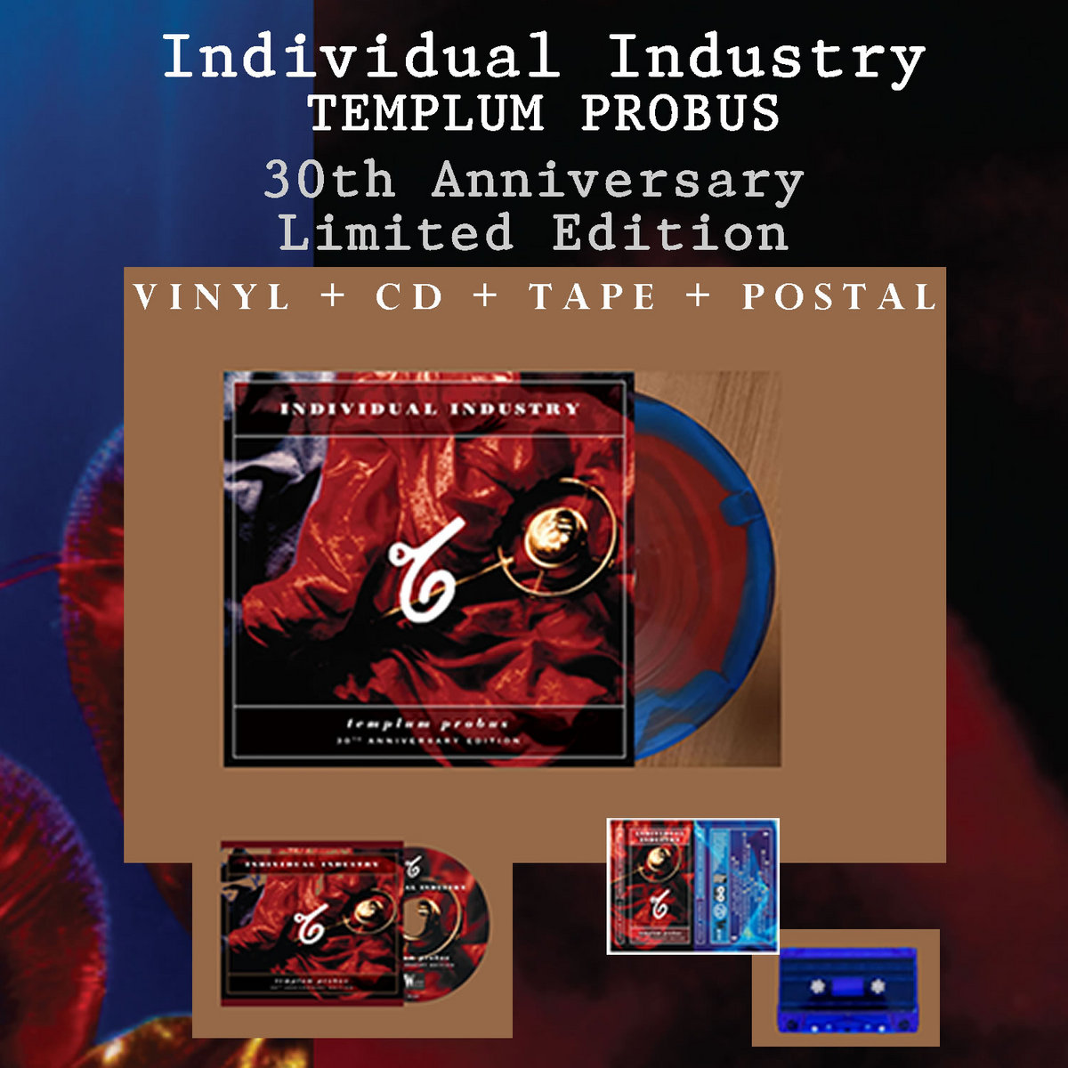 COMBO LP + CD + TAPE + POSTAL | Individual Industry