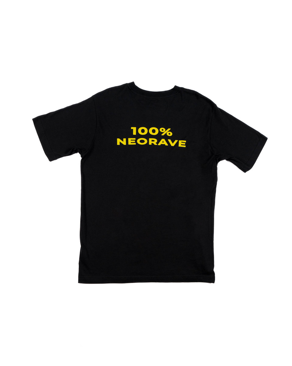 Rave Alert classic collection - T-shirt '100% Neorave Slogan' | Rave Alert