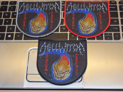 "Syzygial Miscreancy" album cover sublimated color sew-on patch | HELLWITCH
