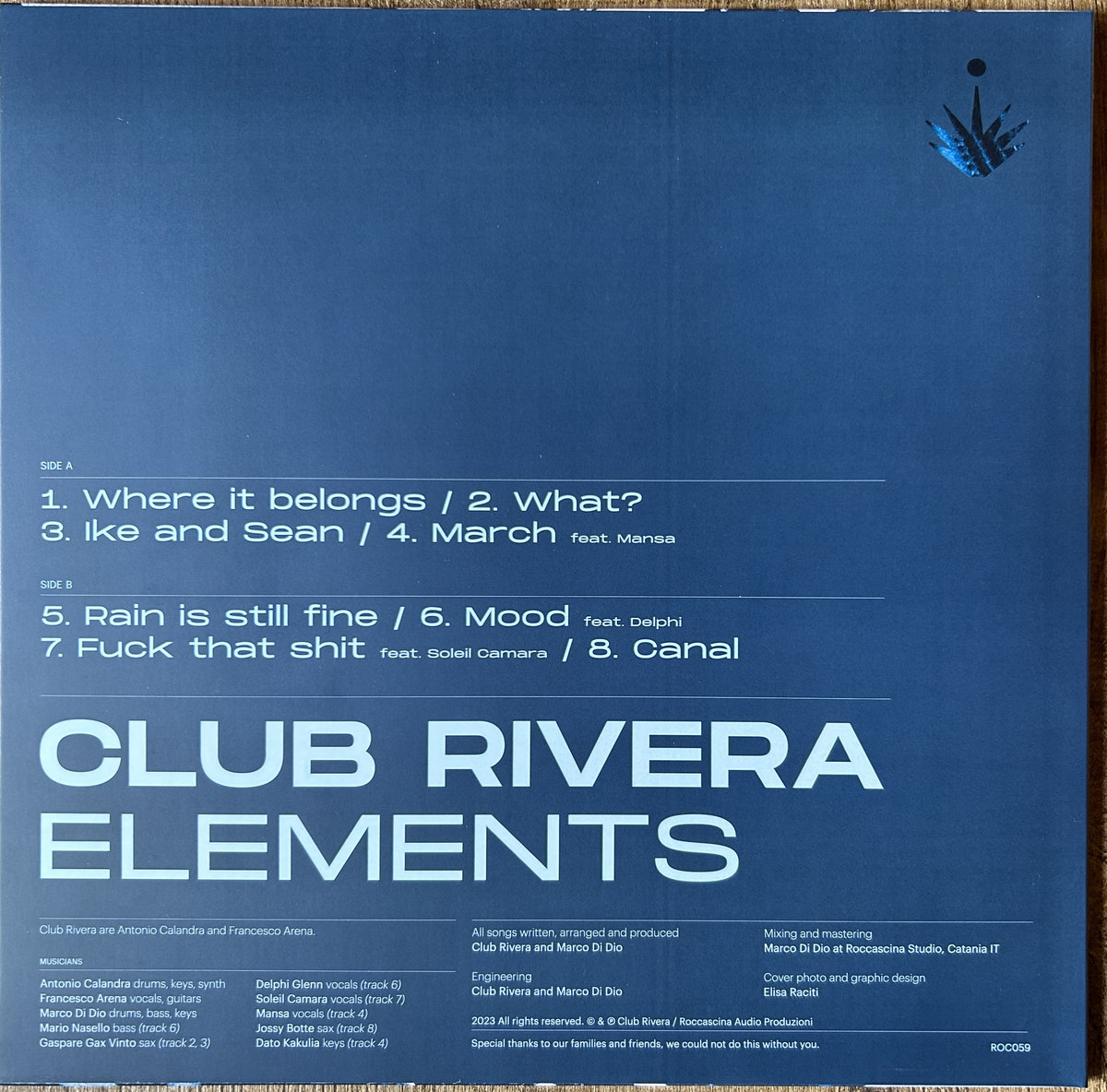 Elements | Club Rivera