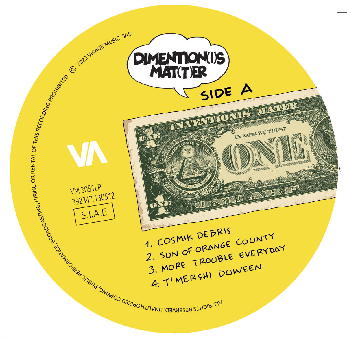 Dimention(i)s Mat(t)er | Inventionis Mater, Frank Zappa, Napoleon Brock ...