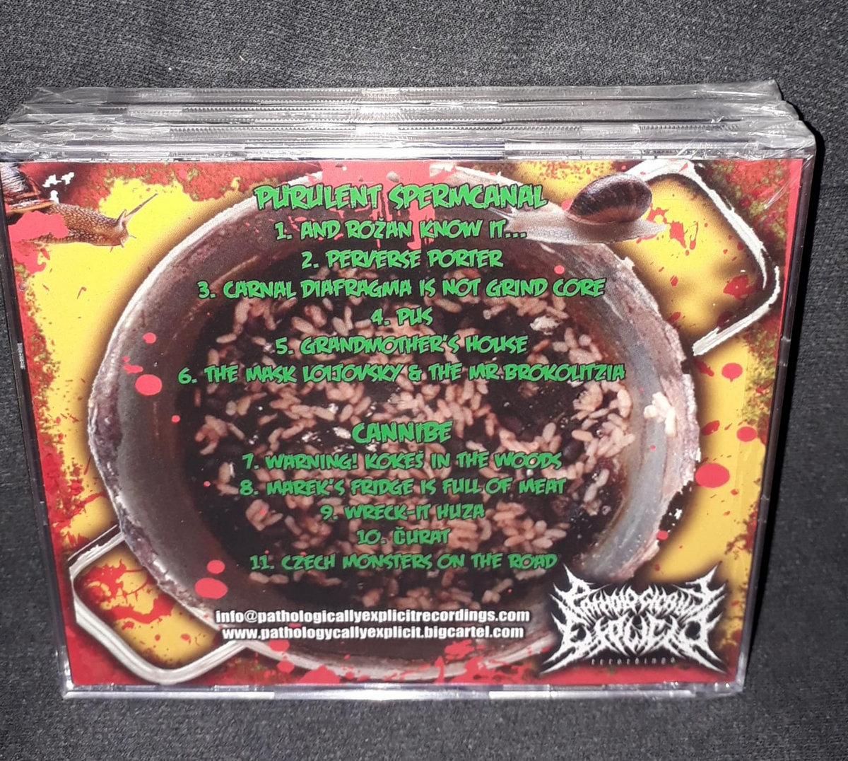 PURULENT SPERMCANAL / CANNIBE: Split CD | Cemiterio Records