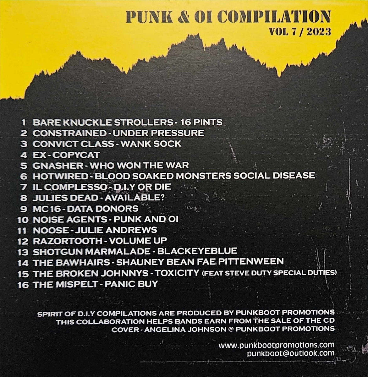 Spirit Of D.I.Y Vol 7 Punk & Oi! Compilation | Punk & Oi! Compilation | Hotwired