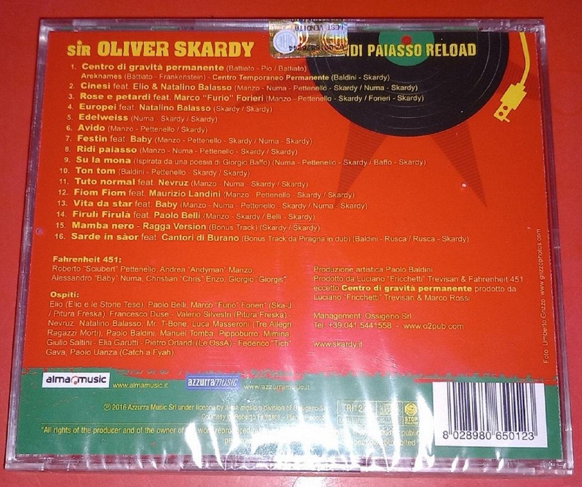 Ridi paiasso Reload | SIR OLIVER SKARDY | Sir Oliver Skardy