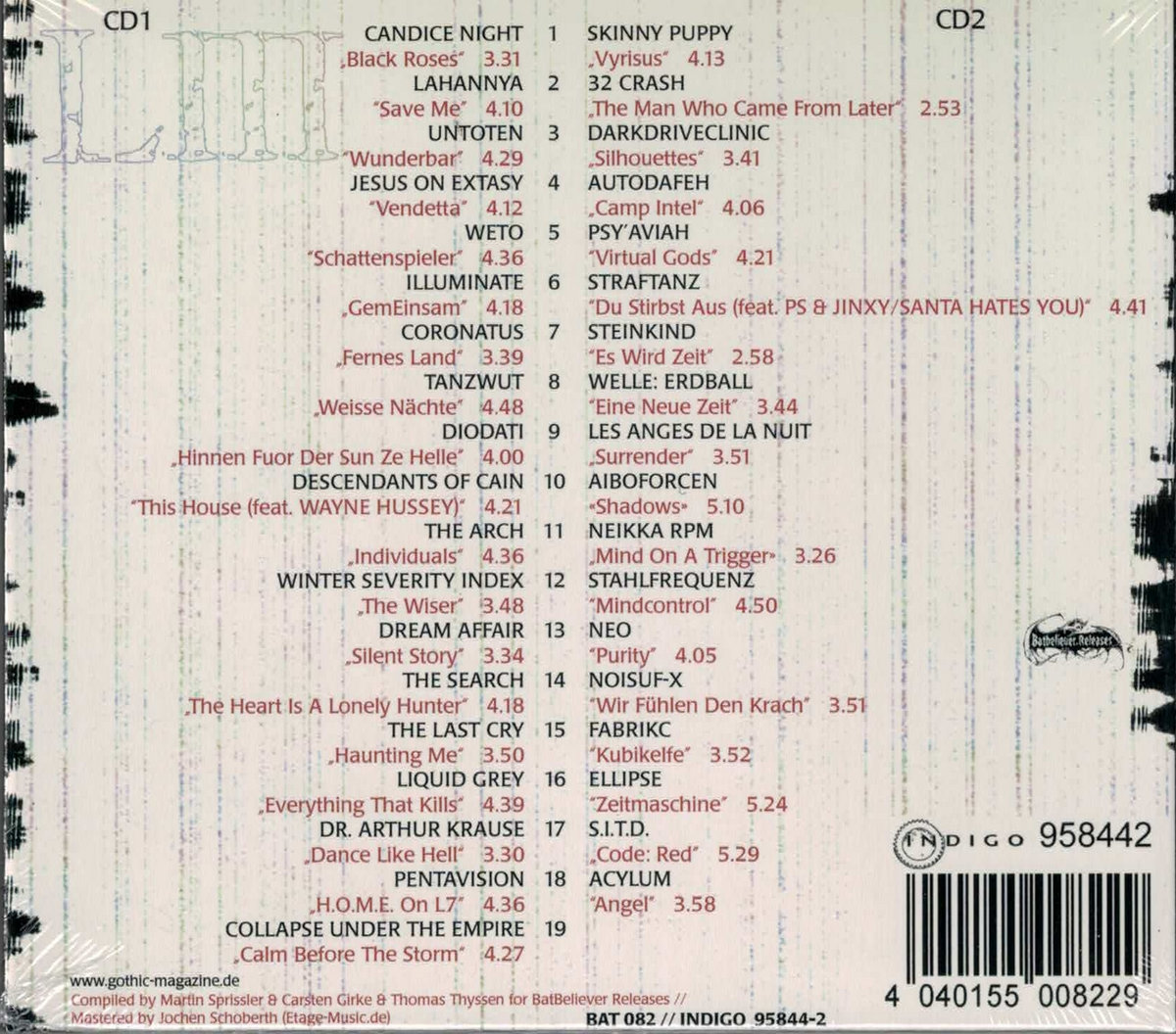 Gothic Compilation Part LIII (53) | Various Artists | Echozone