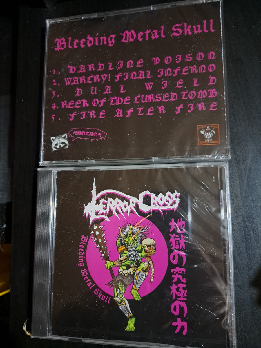 Bleeding Metal Skull | Terror Cross