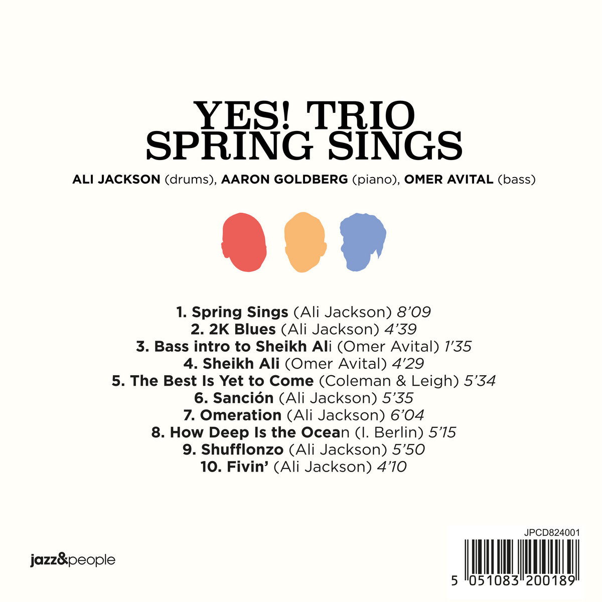 Yes! Trio "Spring Sings" | Ali Jackson/Aaron Goldberg/Omer Avital ...