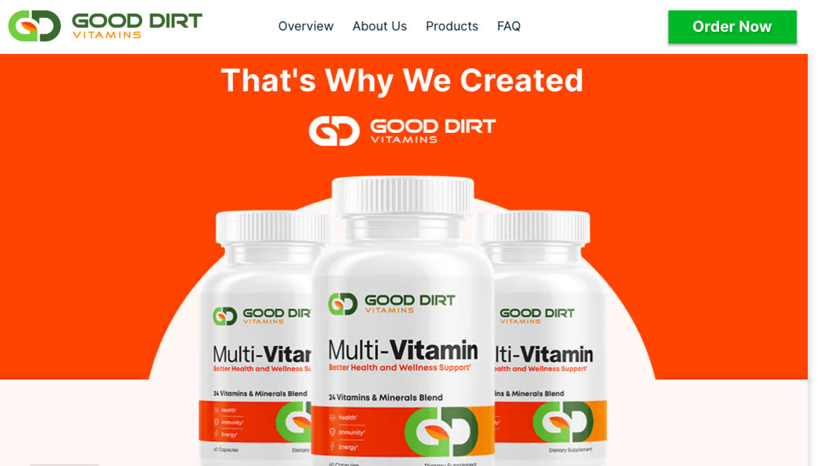 Good Dirt Multi Vitamins - "Legit or Scam? Real Customers Share Shocking Reviews!" | Good Dirt ...